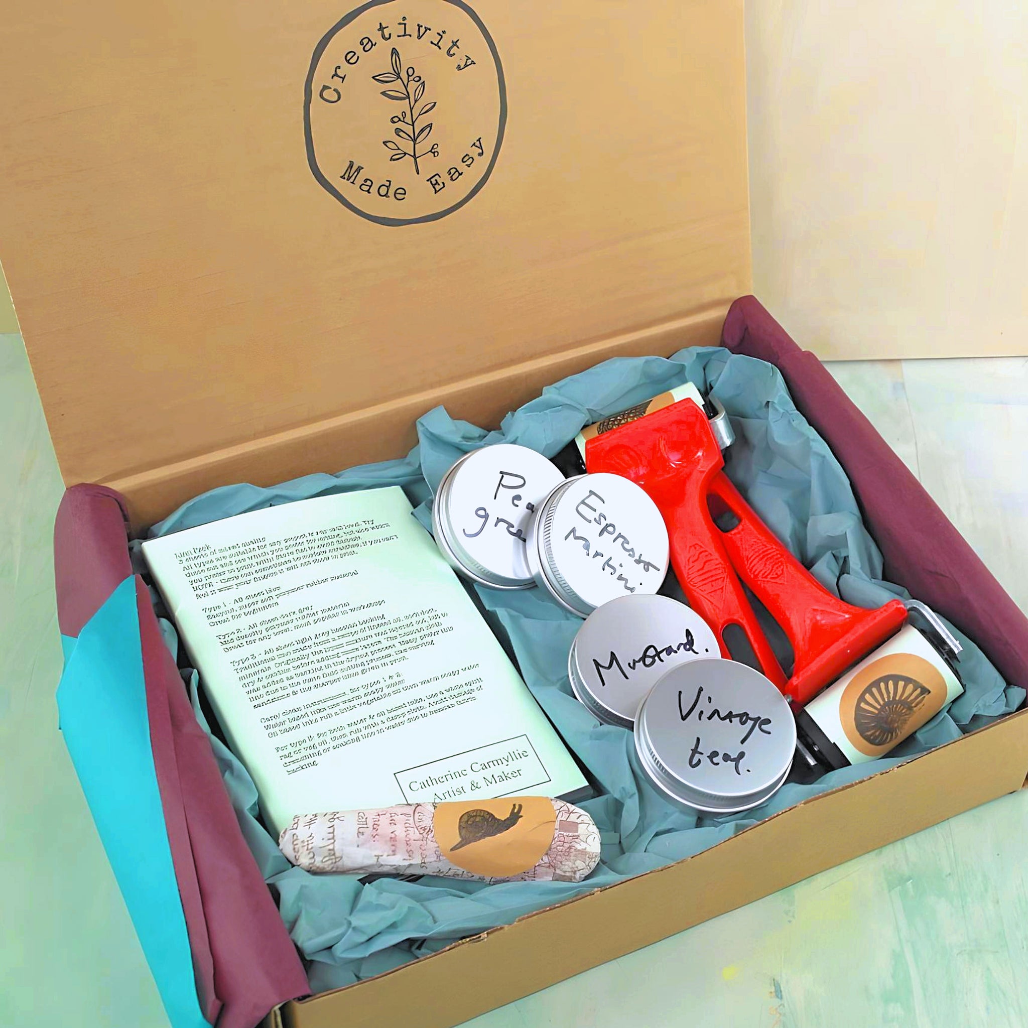 Linocut & print premium kit with 4 ink colours – Clever Hands