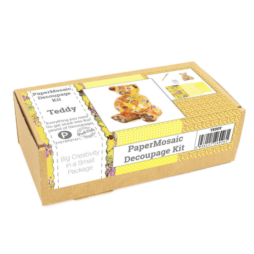 Teddy Bear - decoupage kit – Clever Hands