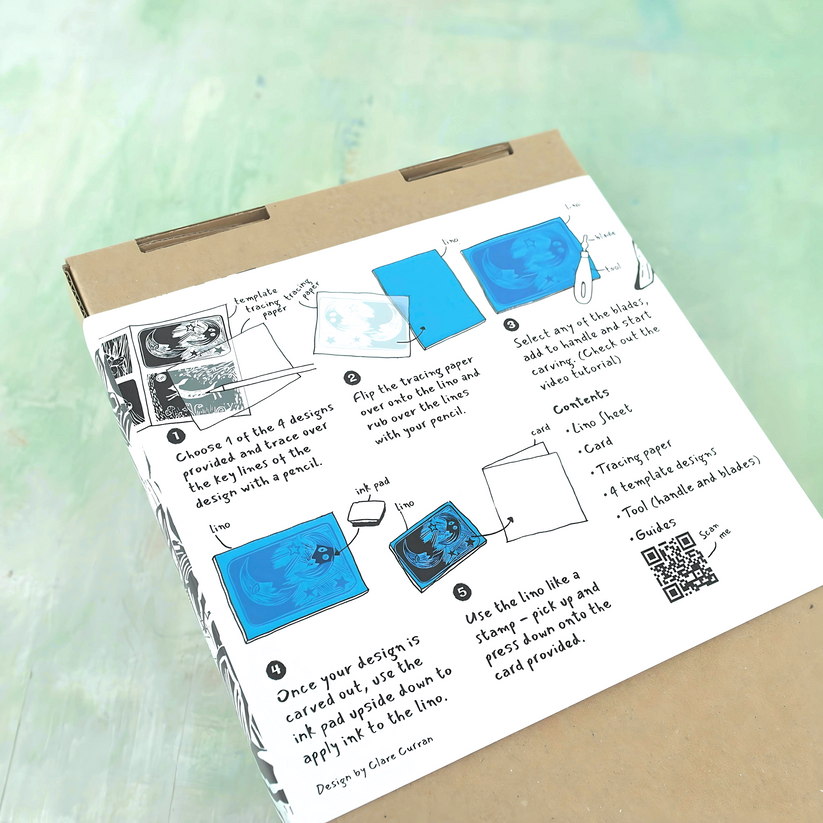 Linocut & print compact starter kit – Clever Hands
